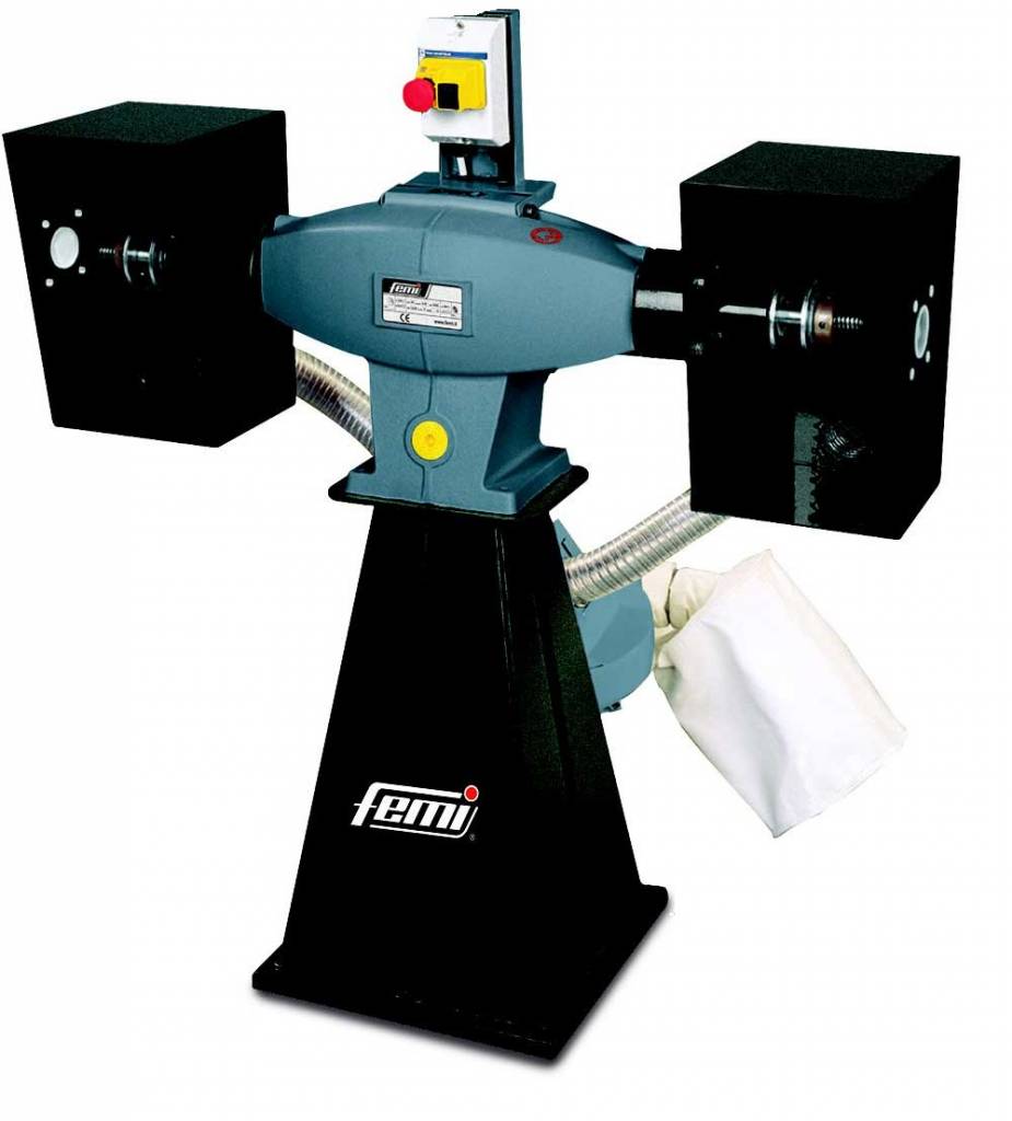 Femi 203 - Bench Polierer einschließlich Extraktion - 2200W - BJC Tools