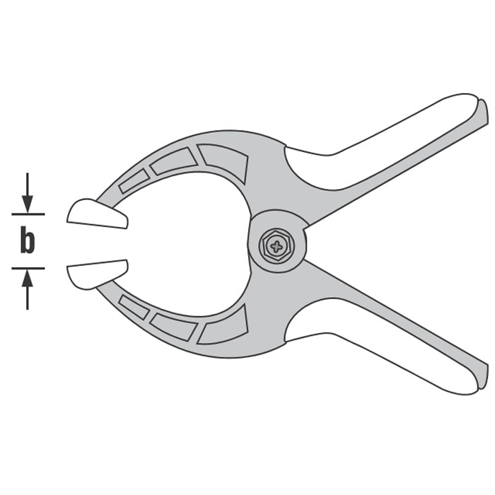 Urko 22-P Manuelle Federklemme - BJC Tools