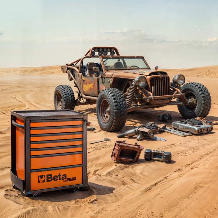 Beta Werkzeugwagen RSC24/7-VI + 185t Set + Galaxy Tab A9